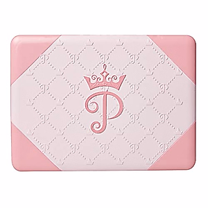 Disney Princess Girls Play Laptop Computer Style Collection Click & Go Play Laptop for Girls with Sounds & Light Up On Button Features Removable Double-Sided Play Background, for Ages 3+ , Pink