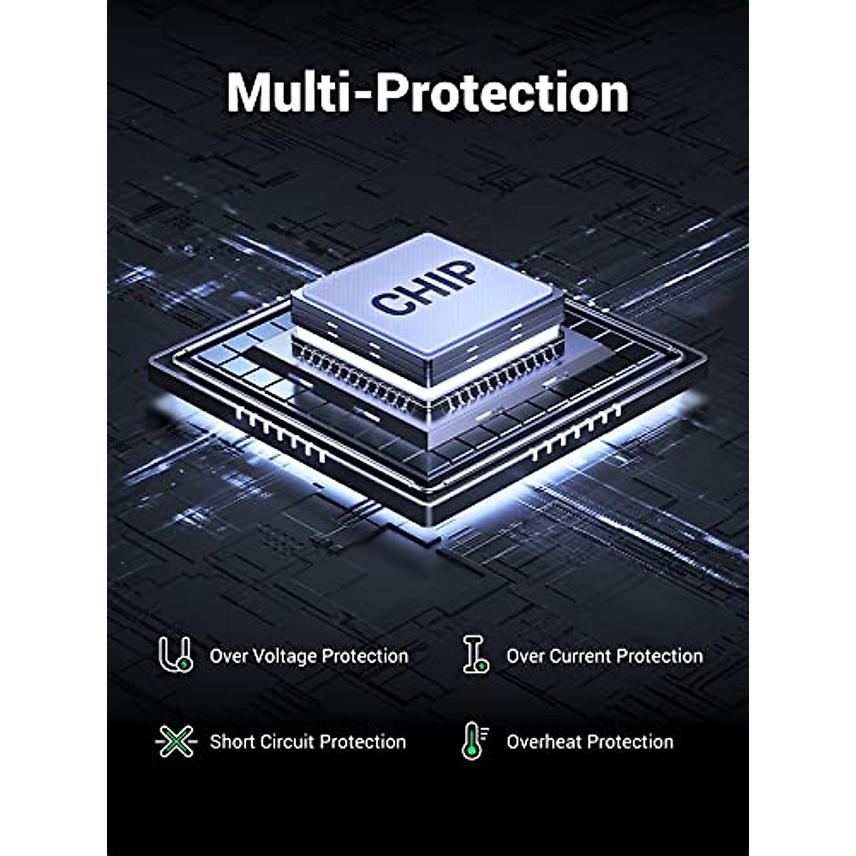 UGREEN USB Car Charger 36W - 12V USB Charger Multi Ports Fast Car Charger Adapter Compatible with iPhone 14/13/12/11/SE/XR, Galaxy S22/S21/S20/S10/Note 20, Pixel 5/4/3 (USB A to C Cable Included)