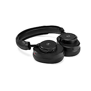 MASTER & DYNAMIC MW65 Active Noise-Cancelling (ANC) Wireless Headphones – Bluetooth Over-Ear Headphones with Mic, Leica -Black