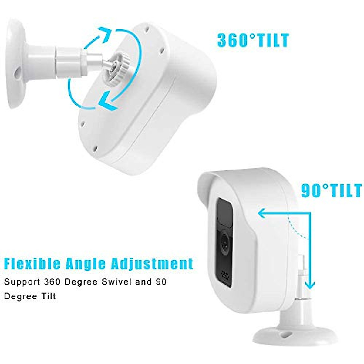 AOTNEX Blink XT2/XT Camera Wall Mount Bracket,3 Pack Full Weather Proof Housing/Mount with Blink Sync Module Outlet Mount for Blink Outdoor Indoor Cameras Security System (White)