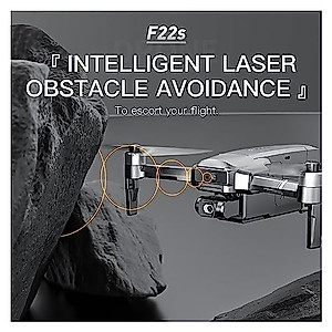 LEVABE F22s 4K PRO Drone 4K Professional Real 4K EIS Camera Laser Obstacle Avoidance 3.5KM Distance Flight RC Quadcopter Drones (Color : F22s 4K-1B-Foam Box)