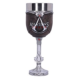 Nemesis Now Officially Licensed Assassins Creed Brown Hidden Blade Game Goblet, Resin, 1 Count (Pack of 1)