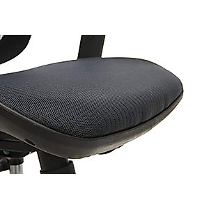 OFM Essentials Collection Mesh Seat Ergonomic Office Chair with Lumbar Support, in Black