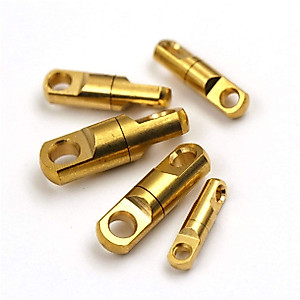 ZHONGJIUYUAN 20-Pack 7mm Heavy Duty Ball Bearing Swivel, Fishing Swivels, Brass Fishing Hook Line Connector, Fishing Tackle Accessories,Keychain Rotating Connector