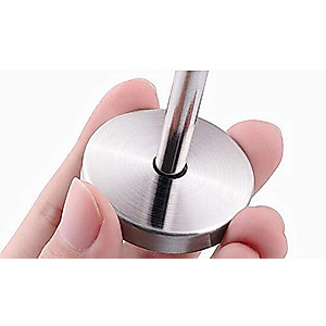 One Banana Hanger Banana Hook Banana Organizer (Stainless Steel) Under Cabinet Hook Rack for Bowl Basket Stand Holder Bananas or Heavyweight Kitchen Items. - Screws Included. - No Banana