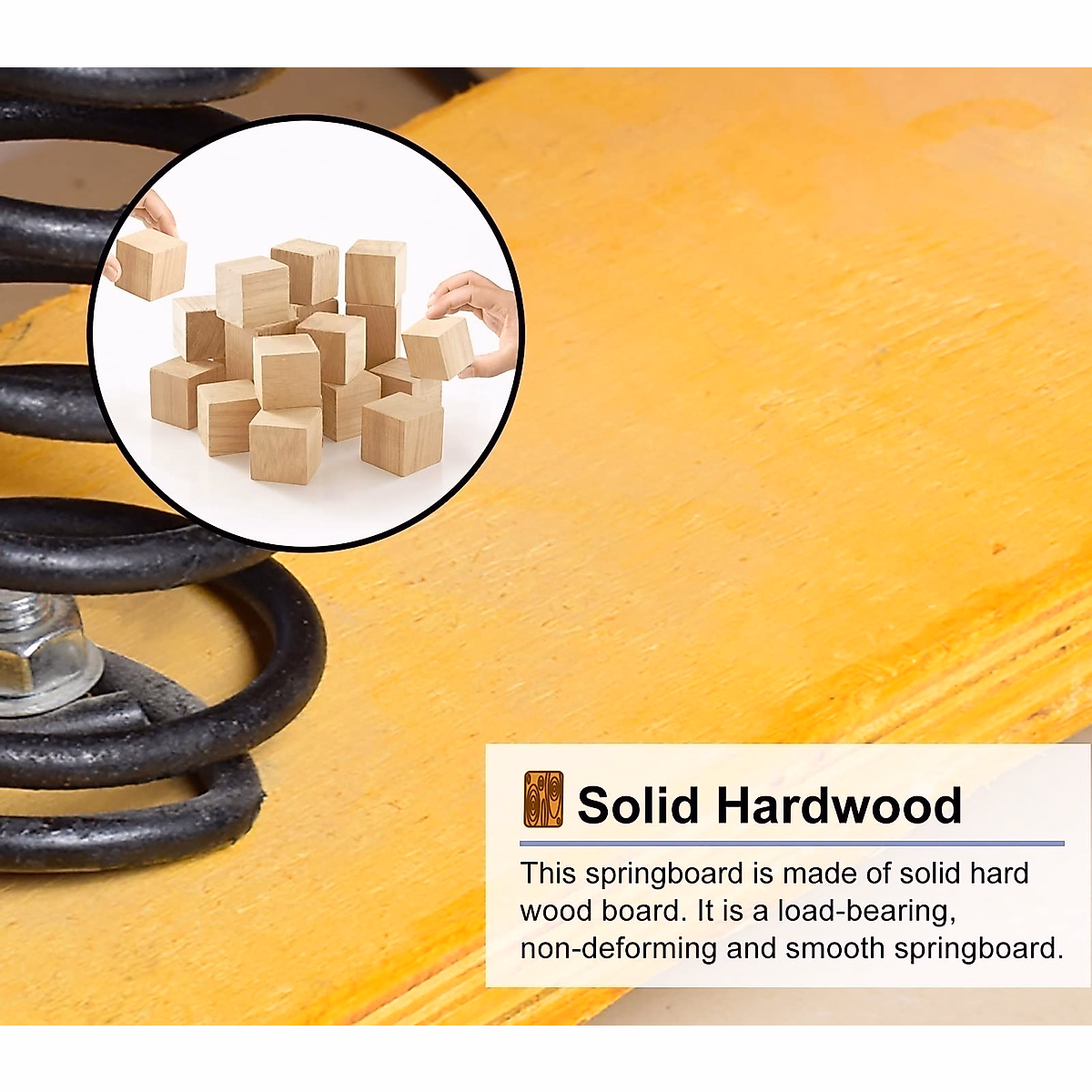 Gymnastics Springboard Adult Gymnastics Springboard Curved Jump Bridge, Durable Thickened Vault Equipment No Deformation, School Home Sports Club Springs Floor