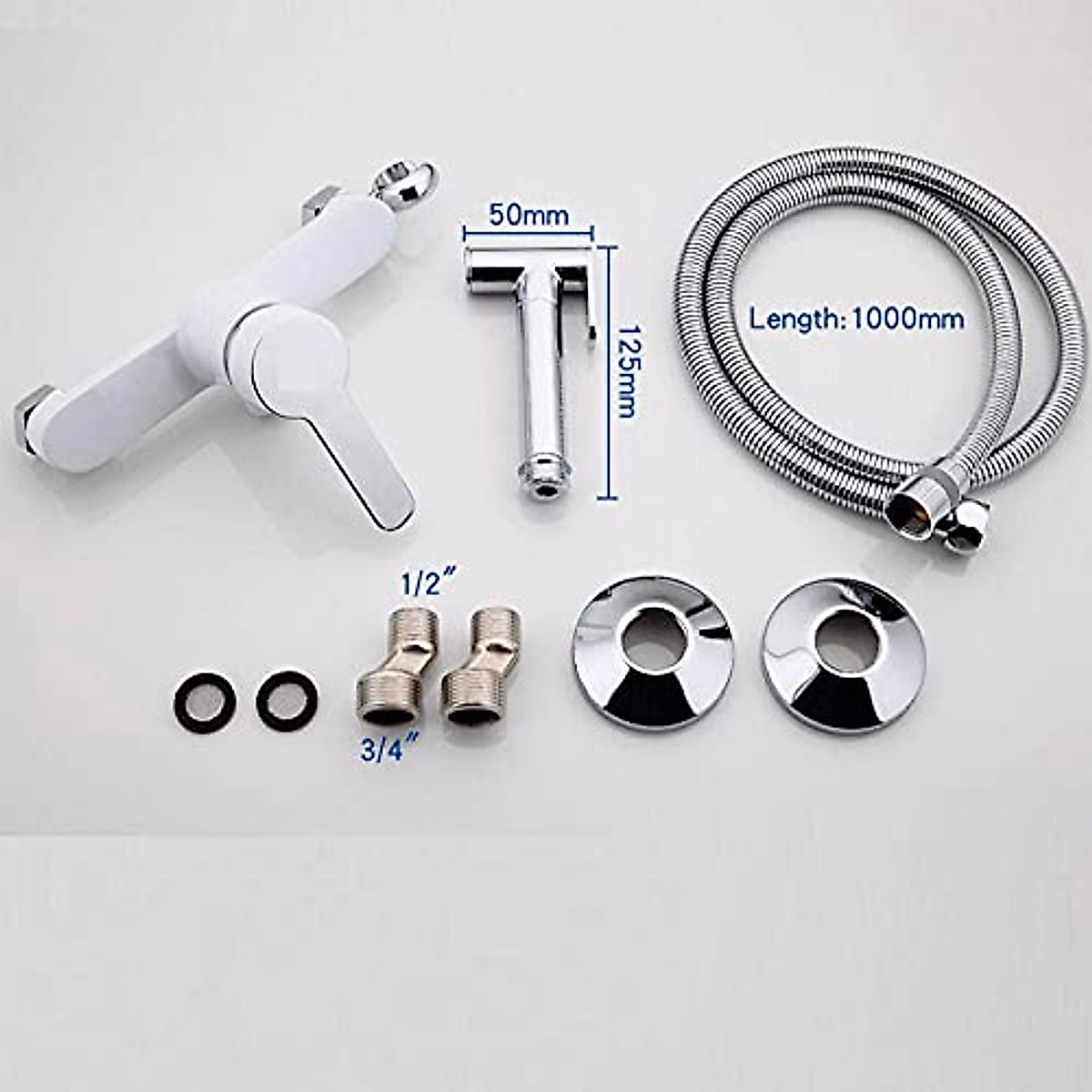 NBAAYIK Toilet Bidet Sprayer Bidets Brass Bathroom Shower Tap Bidet Toilet Sprayer Bidet Washer Mixer Shower Toilet Faucet 3 Stable Interface (1)