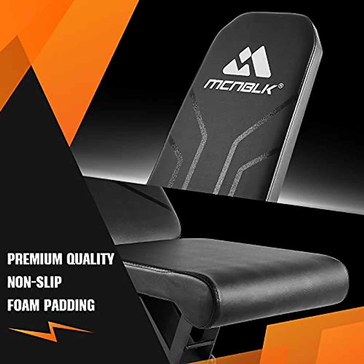 Adjustable weight bench, Foldable Workout Bench with 8+4+3 Angles and Quick Adjustable knob（Automatic Lock) - Weight capacity 650lbs, Easy to assemble