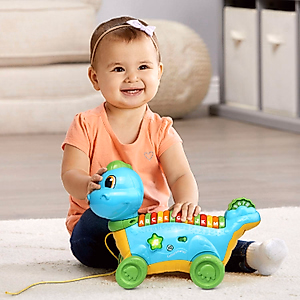 LeapFrog Lettersaurus Alphabet Pull Toy, Teal