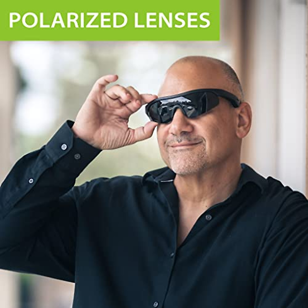 Avantree SG188 Bluetooth Smart Audio Sunglasses for Men, UV400 Protection & Polarized Glasses, Sports & Cycling, Open Ear