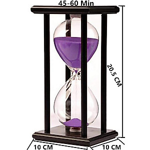 Hourglass Timer for 60 Minutes Sandglass Timer for Kitchen Living Room Home Office Desk Bedroom Festival School Game Sand Timer Sandglass Timer 60