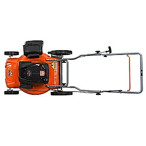 YARDMAX 21 in. 170cc 2-in-1 Gas Walk Behind Push Lawn Mower with High Rear Wheels