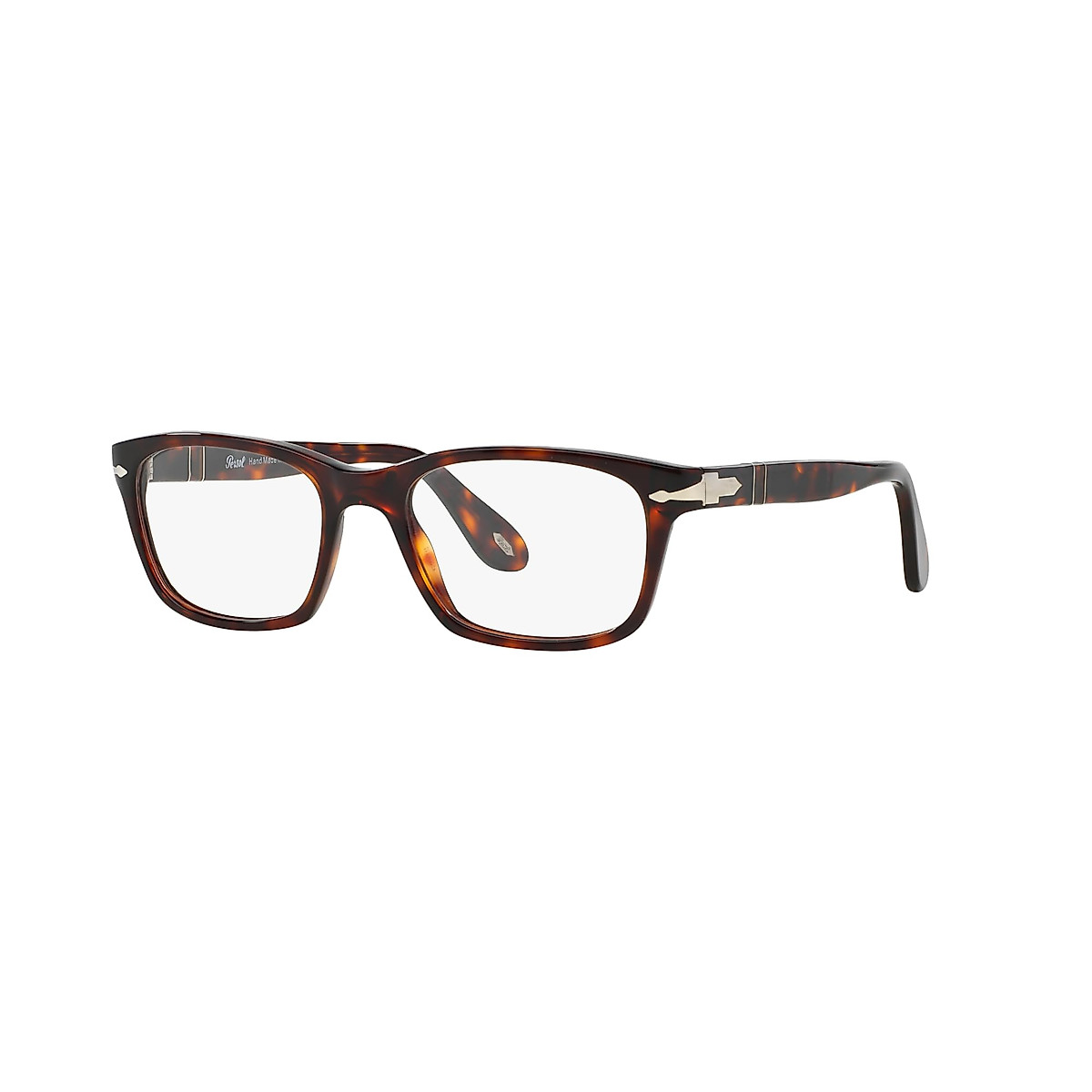 Persol PO3012V Square Prescription Eyewear Frames, Havana/Demo Lens, 54 mm