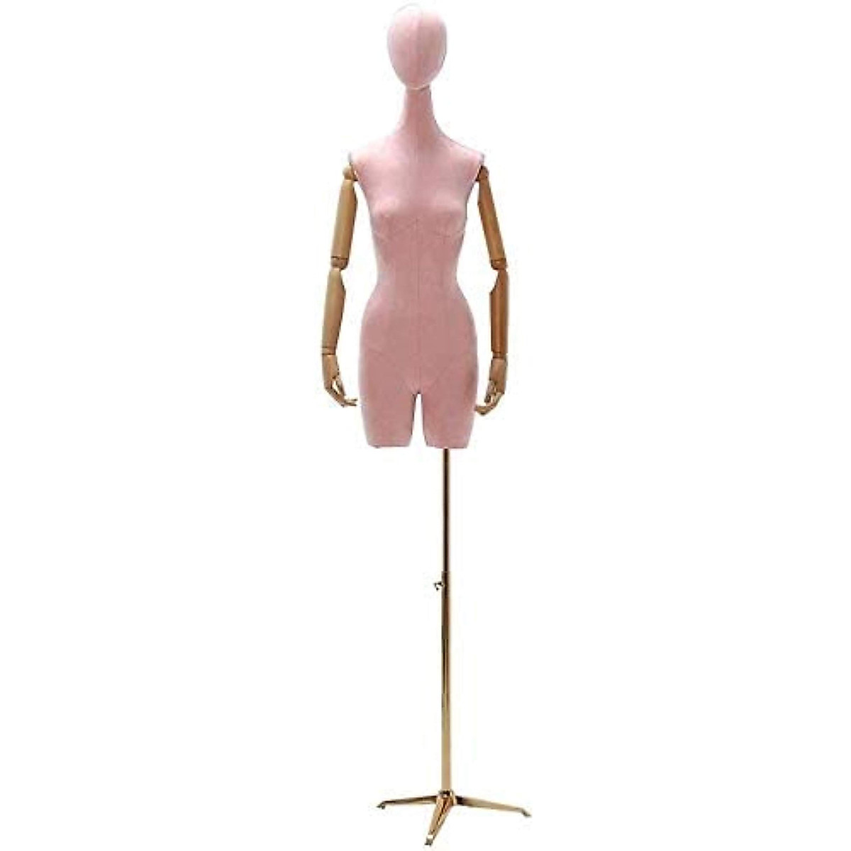 Mannequin Display Stand Tailors Dummy Mannequin Adjustable Height Female Tailors Dummy Dressmakers Mannequin Display Bust ( Color : D ) (F )