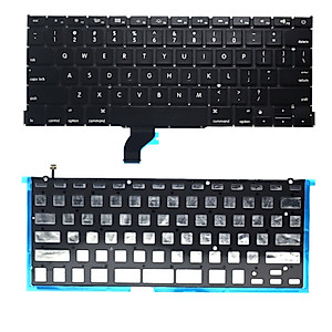 Padarsey Replacement US Backlit Backlight Keyboard with 80 PCE Screws -for MacBook Pro Retina 13" A1502 (Late 2013- Early 2015)
