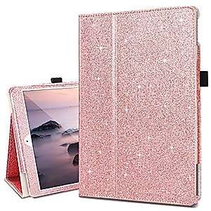 Fingic for iPad 10.2 Case 2021/2020/2019 - iPad 9th/8th/7th Generation Case Luxury Sparkly Folio Folding Stand Cover Auto Wake/Sleep Smart Case for New iPad 10.2” 2021/2020/2019 (9th/8th/7th Gen)