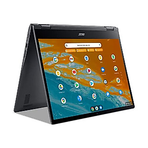 Acer Chromebook Spin 513 Convertible Laptop | 13.5" 2256x1504 Gorilla Glass Touch | MediaTek Kompanio 1380 Octa-Core CPU | 8GB LPDDR4X | 128GB eMMC | WiFi 6 | Backlit KB | Chrome OS | CP513-2H-K62Y