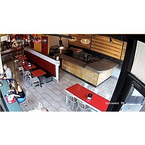 4MP PoE Security IP Camera - Compatible with Hikvision DS-2CD2043G2-I Mini Bullet EXIR Night Vision 4mm Fixed Lens H.265+, English Version, Firmware Upgradable