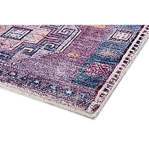 Loloi II Fiona Collection B20342 Blue/Purple, Contemporary 2'-0" x 5'-0" Accent Rug