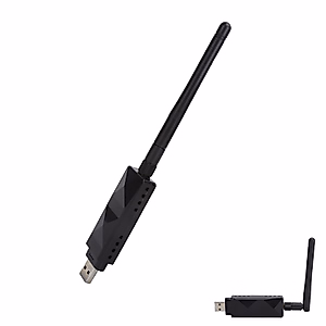 Dilwe AR9271 USB Adapter, NetCard Detachable 2DBI Antenna Adapter for TV/PC Desktop Laptop