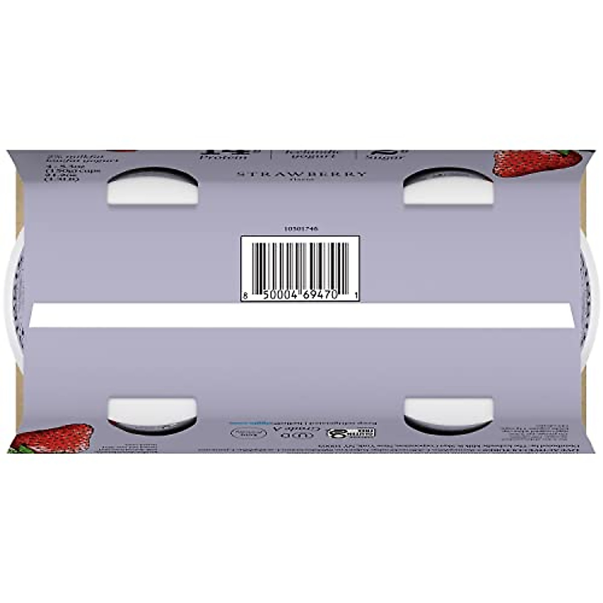 Siggi's, Lower Sugar Strawberry Yogurt 4 Count, 5.3 Ounce