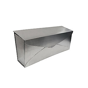NACH Mailboxes for Outside Wall Mount, 12.5 x 5 x 10 inch, Stainless Steel Mail Box Wall Mounted, Waterproof Mailbox for Door - The Modern Envelope Mailbox