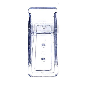 V2-Mini Roof Guard Snow Guard Prevent Sliding Ice Snow Stop Buildup Plastic Multipack-Multicolor (50, Clear)