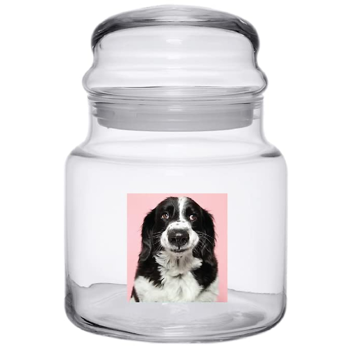 Personalized Glass Candy Jar Storage Container Made in USA - YOUR PHOTO