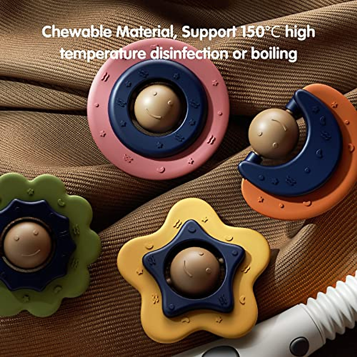 TUMAMA Baby Crib Mobile,3 in 1 Crib Toys with Remote Control,Projection Night Light, Music and White Noise, Mute Spin Motor Nursery Sensory Toys for Infant 0 3 6 9 Month Newborn Xmas Gift