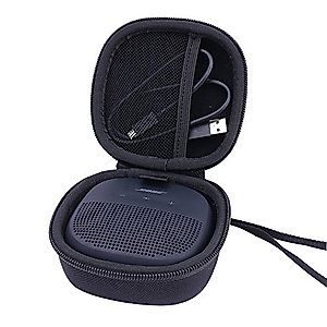 Aenllosi Hard Travel Case Replacement for Bose SoundLink Micro Bluetooth Speaker (Black)