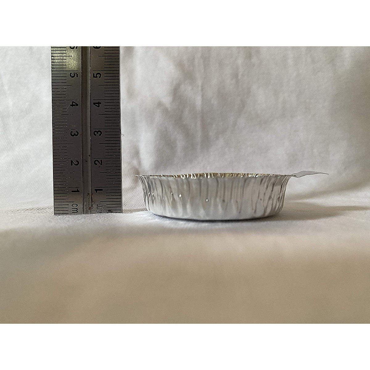 Weighing Boats,W-B43-AL-500, Aluminum, 43mm, Small, with Handle, Pack of 500