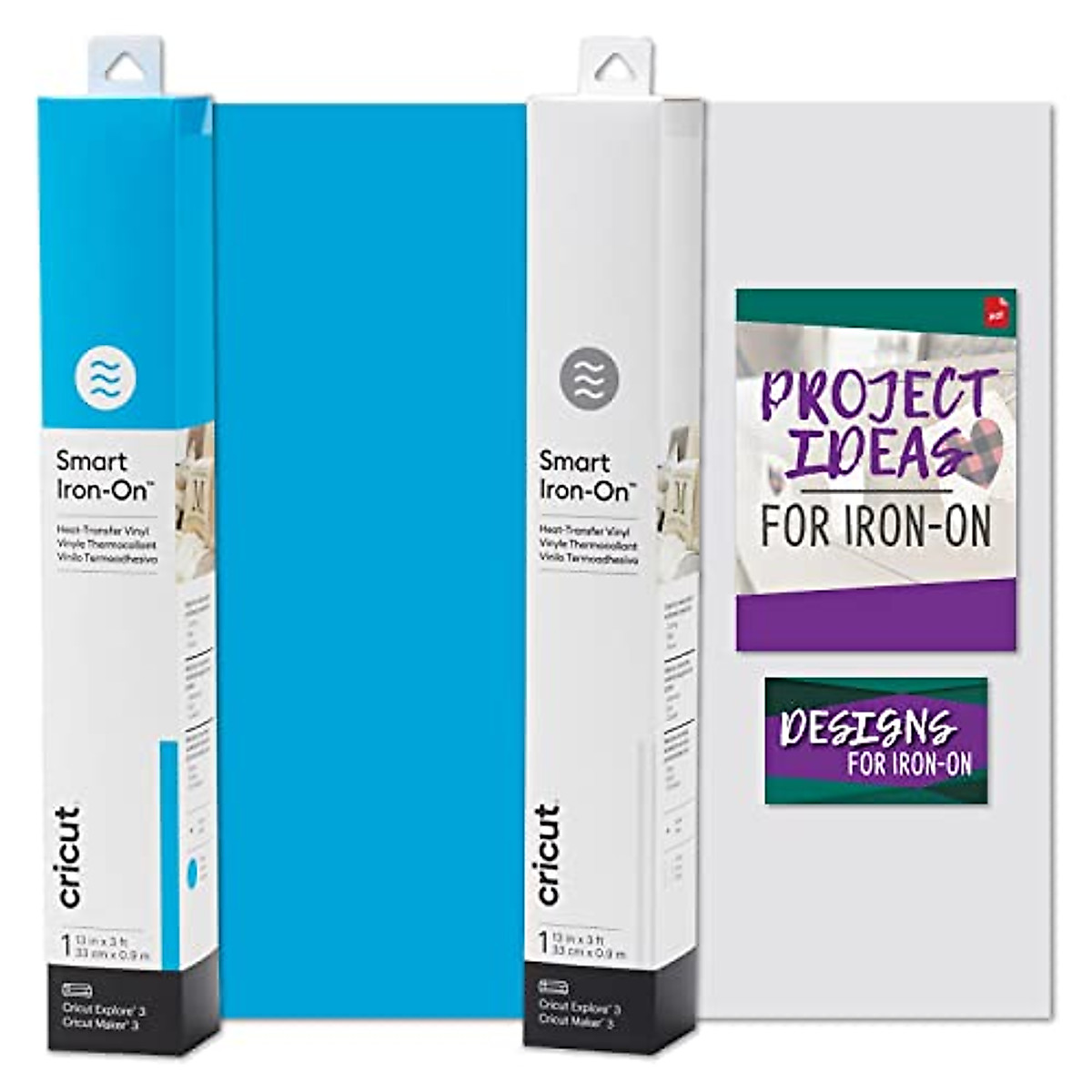 Cricut Smart Iron-On HTV White and Ocean Bundle