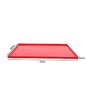 YUANAIYI Swiss Roll Cake Mat - Flexible Multipurpose Silicone sheet Nonstick jelly roll pan Baking Tray Pastry Mat Pizza Cookies Mold（set of 2）
