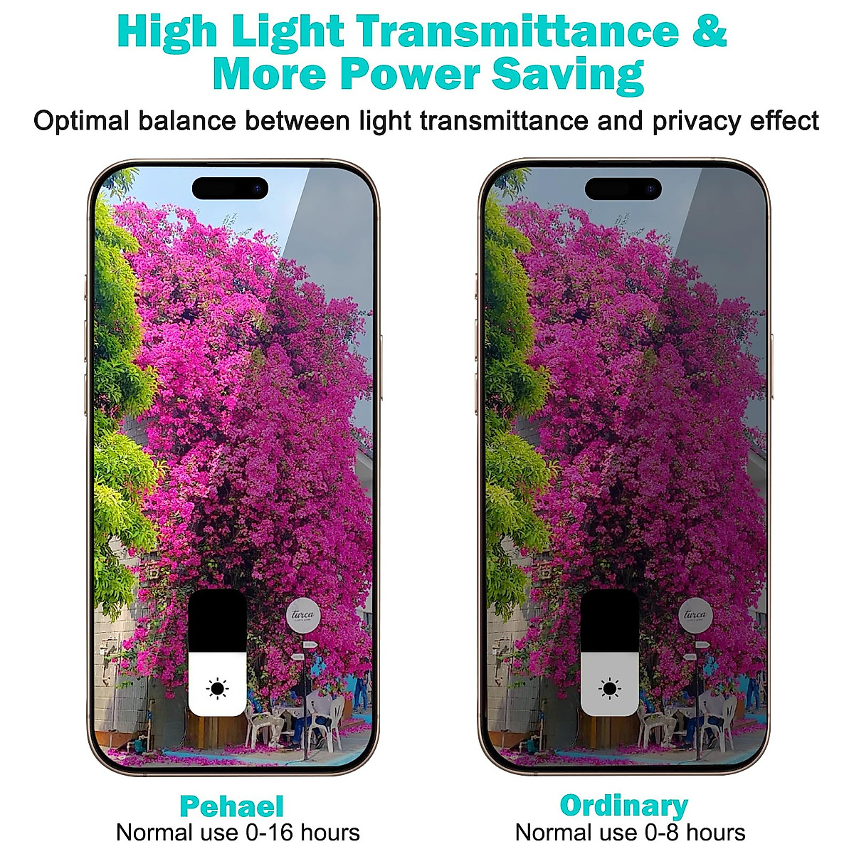 Pehael [3+3Pack] Privacy Screen Protector for iPhone 16 Pro Max with Camera Lens Protector Full Coverage Anti-Spy Tempered Glass Film 9H Hardness Upgrade Edge Protection Easy Installation Bubble Free [6.9 inch]