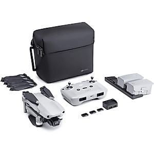 DJI Mavic Air 2 Fly More Combo & Auto-Activated DJI Care Refresh Bundle-Drone Quadcopter UAV with 48MP Camera 4K Video 1/2" CMOS Sensor 3-Axis Gimbal 34min Flight Time ActiveTrack 3.0, Gray (Renewed)