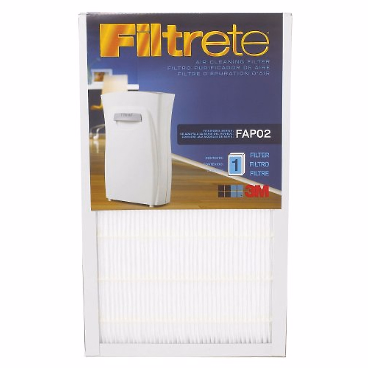 3M Filtrete Replacement Filter FAPF02 for Ultra Clean Air Purifier FAP02-RS (Save Big on This 4 Pack)