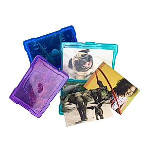 Photo and Craft Keeper – Organize Photos, Jewelry, and Scrap Paper – Holds Up to 1600 Photos (Rainbow)