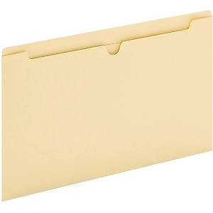 Office Depot Manila Single-Top File Jackets, 8 1/2in. x 14in., Legal Size, Box Of 100, ODB3015