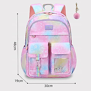 Backpack for Girls School Bag Primary Student Bookbags Cute Backpack for Elementary School Backpacks for Girls