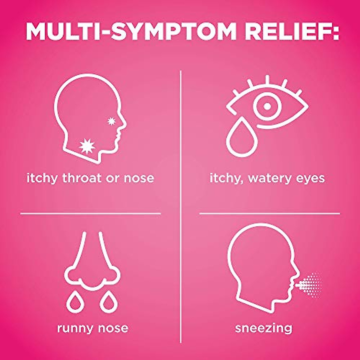 Amazon Basic Care Allergy Relief Diphenhydramine HCl 25 mg, Antihistamine Tablets for Symptoms Due to Hay Fever and Upper Respiratory Allergies, 400 Count