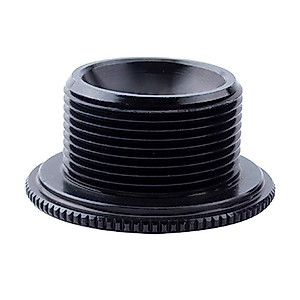 Saipe 2 Pcs M20 Crank Screws Bicycle Crank Arm Screws Aluminum Alloy CNC Crankset Screws Crank Fixing Bolt for MTB Mountain Road Bicycle Riding (Black)