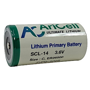 Aricell SCL-14 (C) 3.6V Lithium Thionyl Chloride Battery (5 Pack)