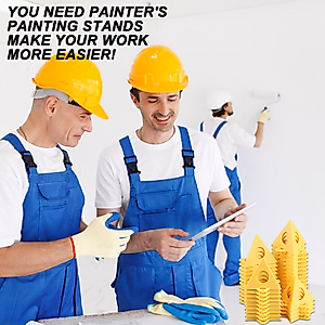40pcs Pyramid Stands, Painters Pyramids, Painter's Painting Stands Pyramids, Mini Cone Paint Stands for Cabinet Paint, Canvas Stands, Door Risers Support, Painter Elevated, Paint Pouring Suppliers