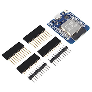 ACEIRMC D1 Mini NodeMCU ESP32 ESP-WROOM-32 WLAN WiFi Bluetooth IoT Development Board 5V Compatible for Arduino (3pcs)