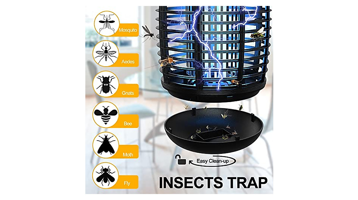 High-Powered Bug Zapper for Indoor & Outdoor Use