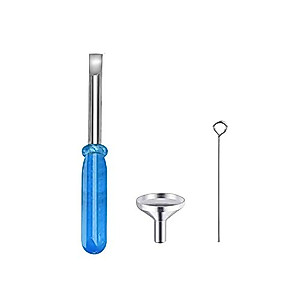 Mini Funnel Set for Urn Jeweley - Stainless Steel Funnel Filler Kit for Urn Keepsake Cremation Jeweley Ashes Pendant Necklace Funnel for Filler Perfume Bottle (B)