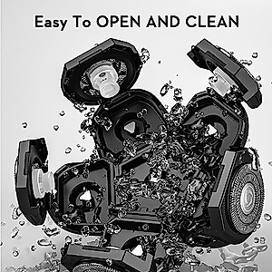 Kibiy Head Shavers Replacement Blades, 6 Blades Head Shaver for Bald Men Replacement, Easy Install Electric Razor Shaver for Model MS-672