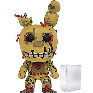 POP Five Nights at Freddy's - Springtrap Funko Pop! Vinyl Figure (Bundled with Compatible Pop Box Protector Case), Multicolored, 3.75 inches