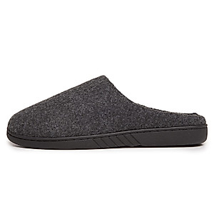 Lucky Brand Mens Faux Wool Clog Slippers with Memory Foam