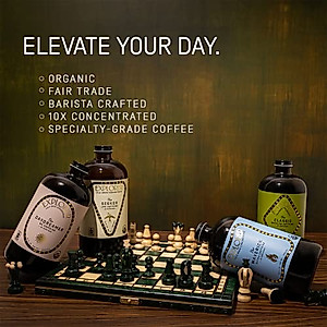 Explorer Cold Brew Organic Liquid Coffee Concentrate, Daydreamer Decaf, Drink Iced or Hot, 32 fl oz, Makes 20+ Cups